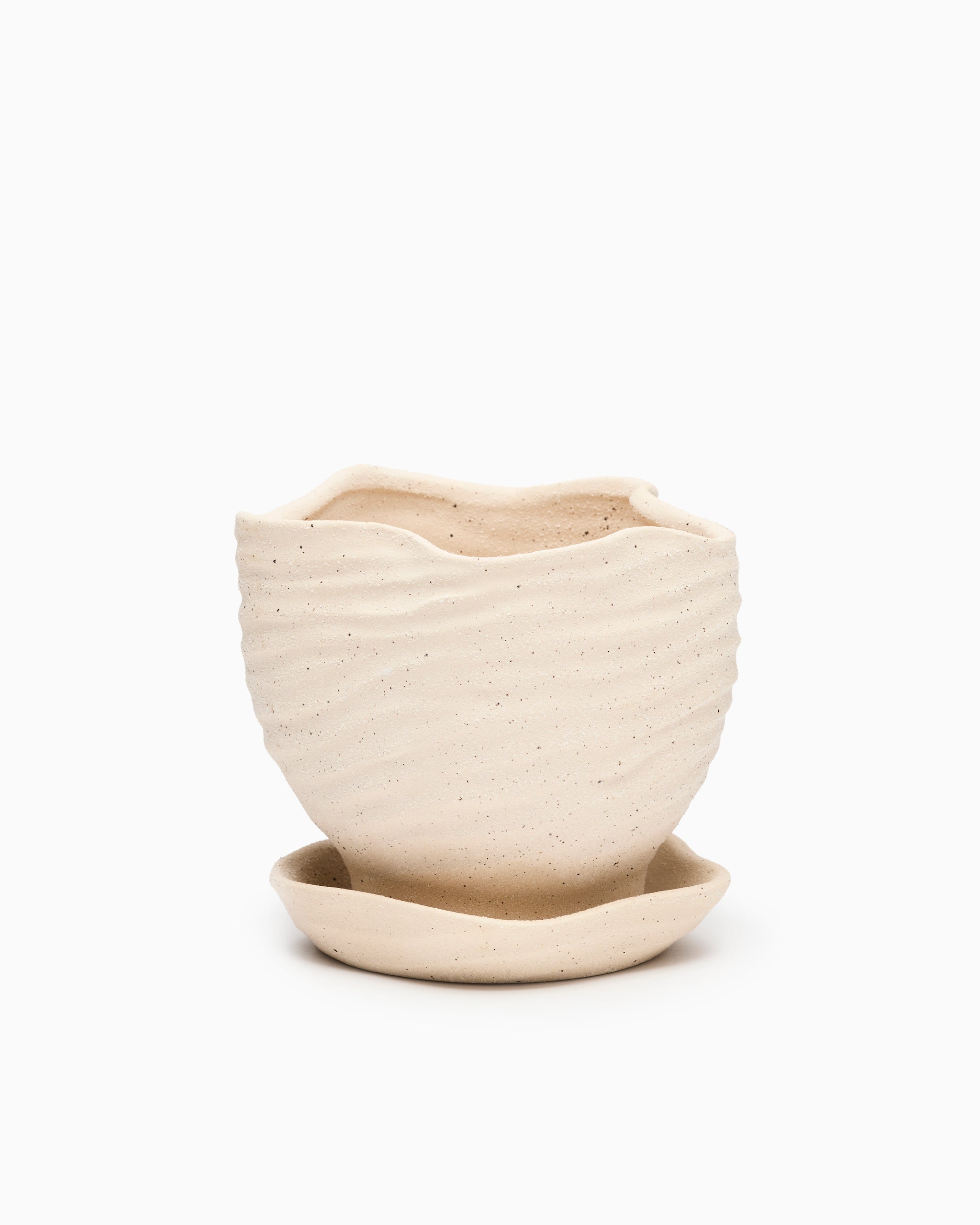 Highland Pot with Saucer - Small