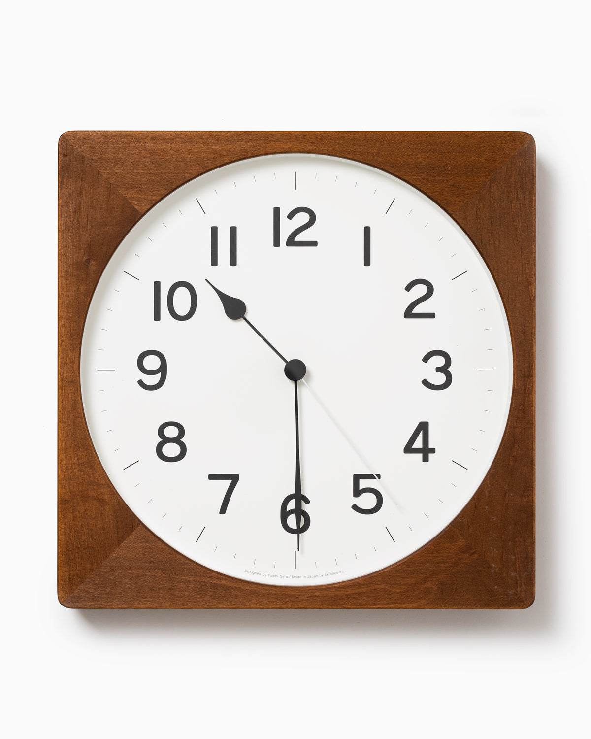 Root Square Clock - Brown